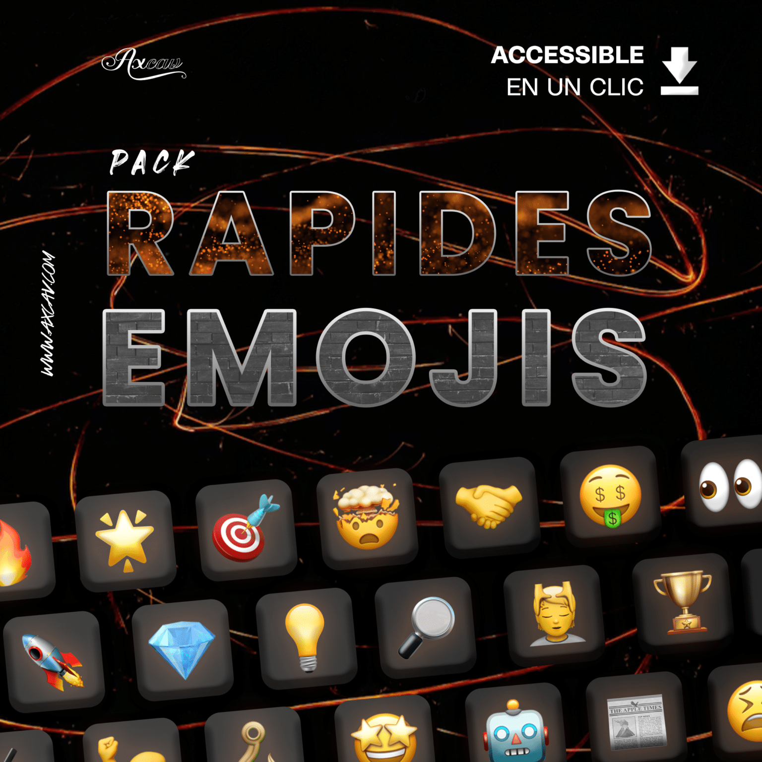 Pack Emojis Apple Fond Transparent | axcav